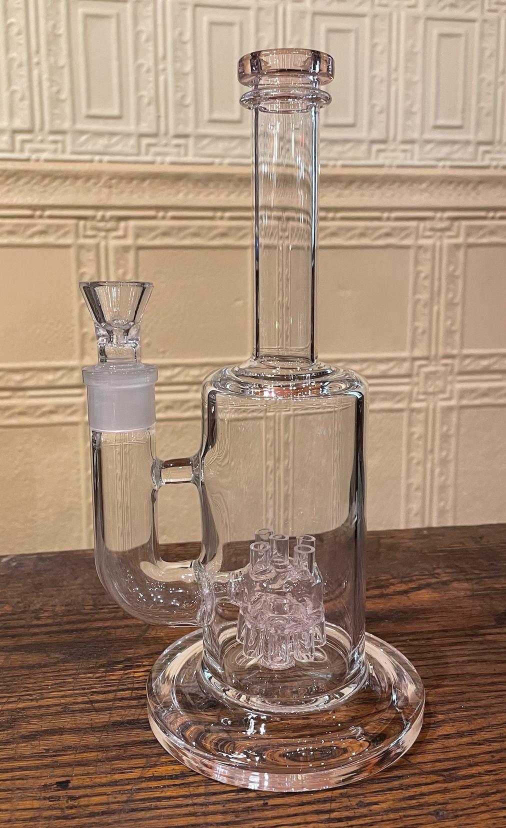 10" Pink Water Pipe with Percolator - Sunflower Pipes Brooklyn’s Best ...