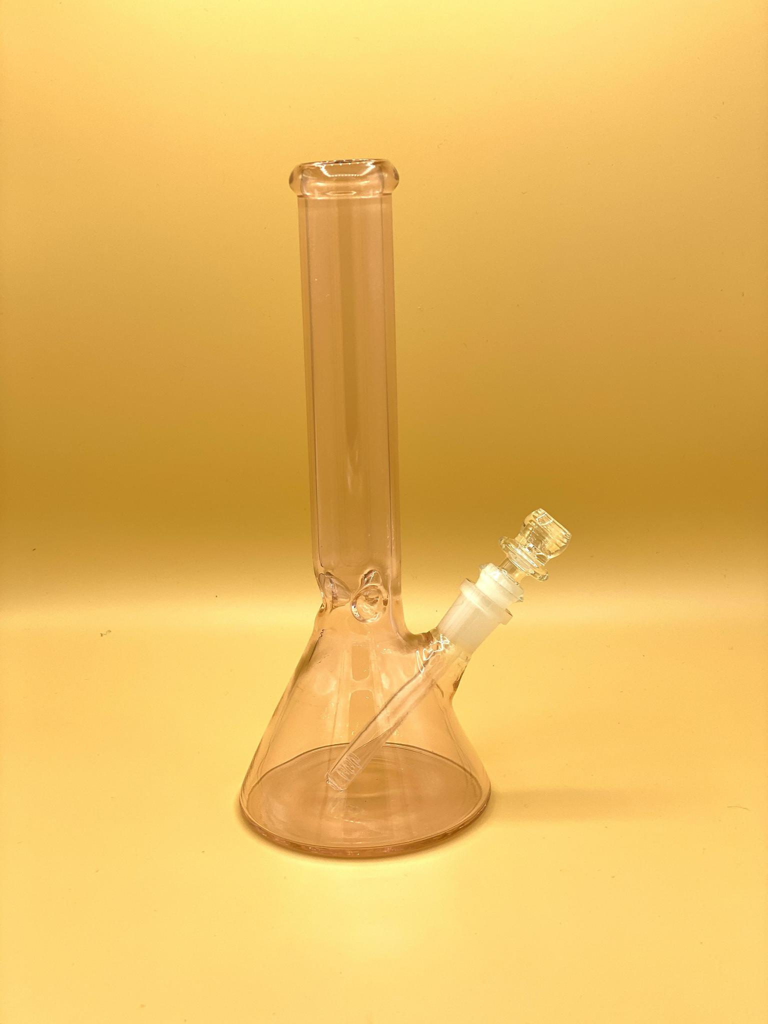 11'' Straight Tube Beaker w/ Ice Catcher - Sunflower Pipes Brooklyn’s ...