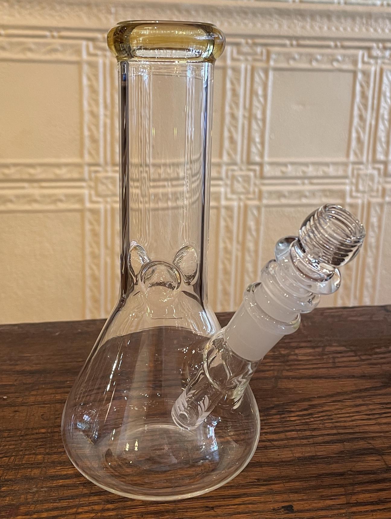 8" Color Tip Beaker w/ Ice Catch - Sunflower Pipes Brooklyn’s Best ...