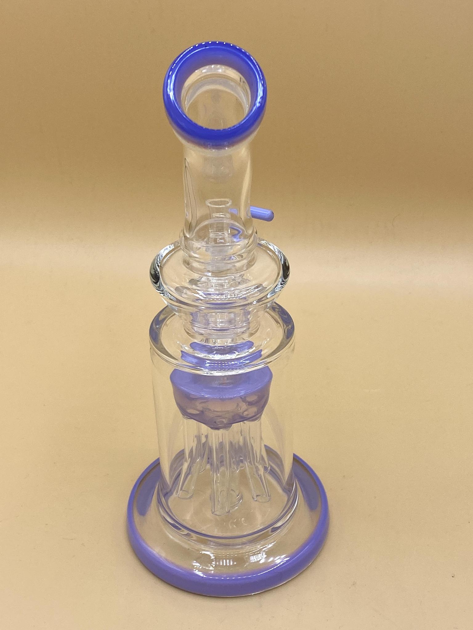 9.5'' Pastel Colored Water Pipe with Perc - Sunflower Pipes Brooklyn’s ...