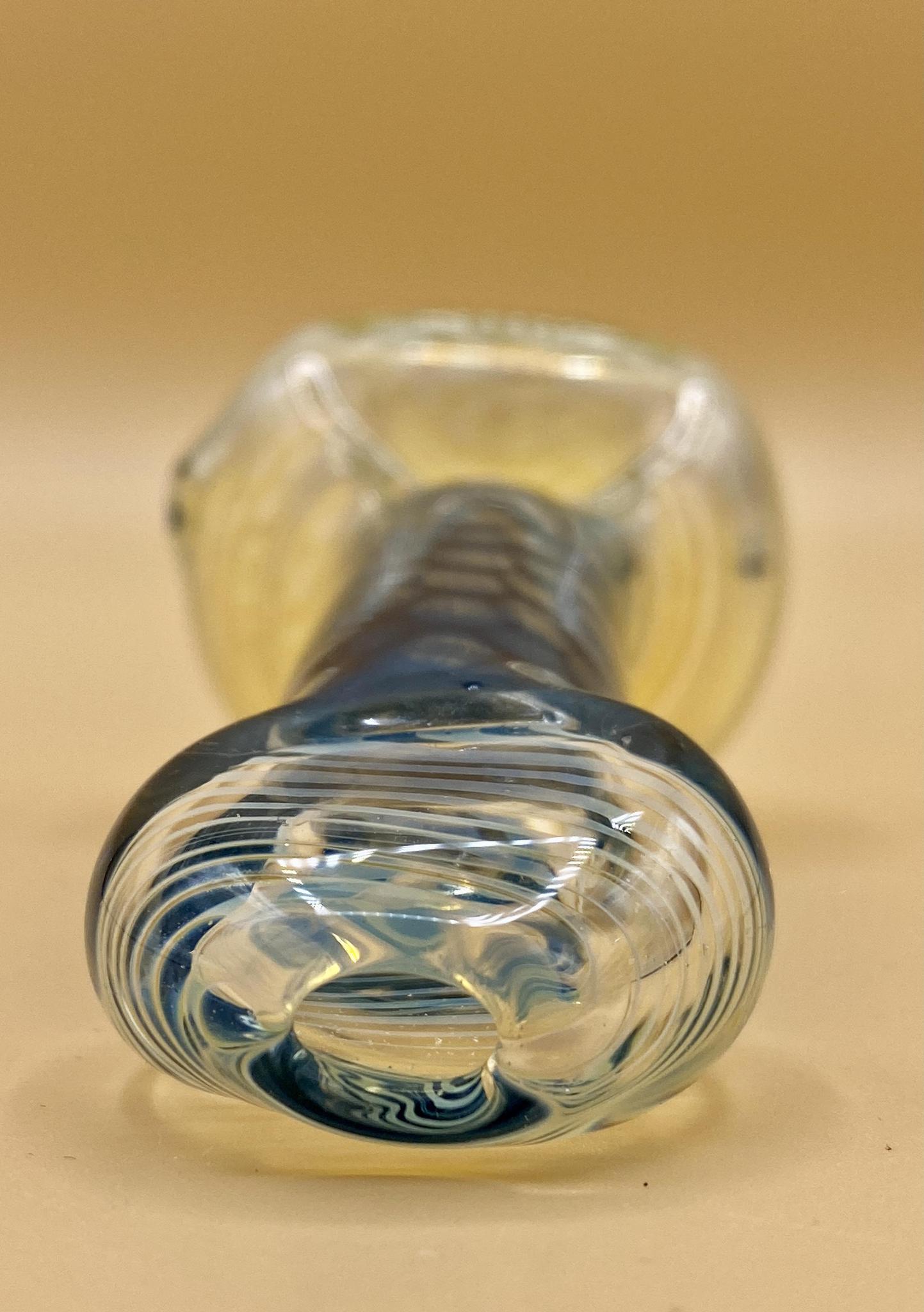 Bubbly Fumed Glass Pipe - Sunflower Pipes Brooklyn’s Best Smoke Shop