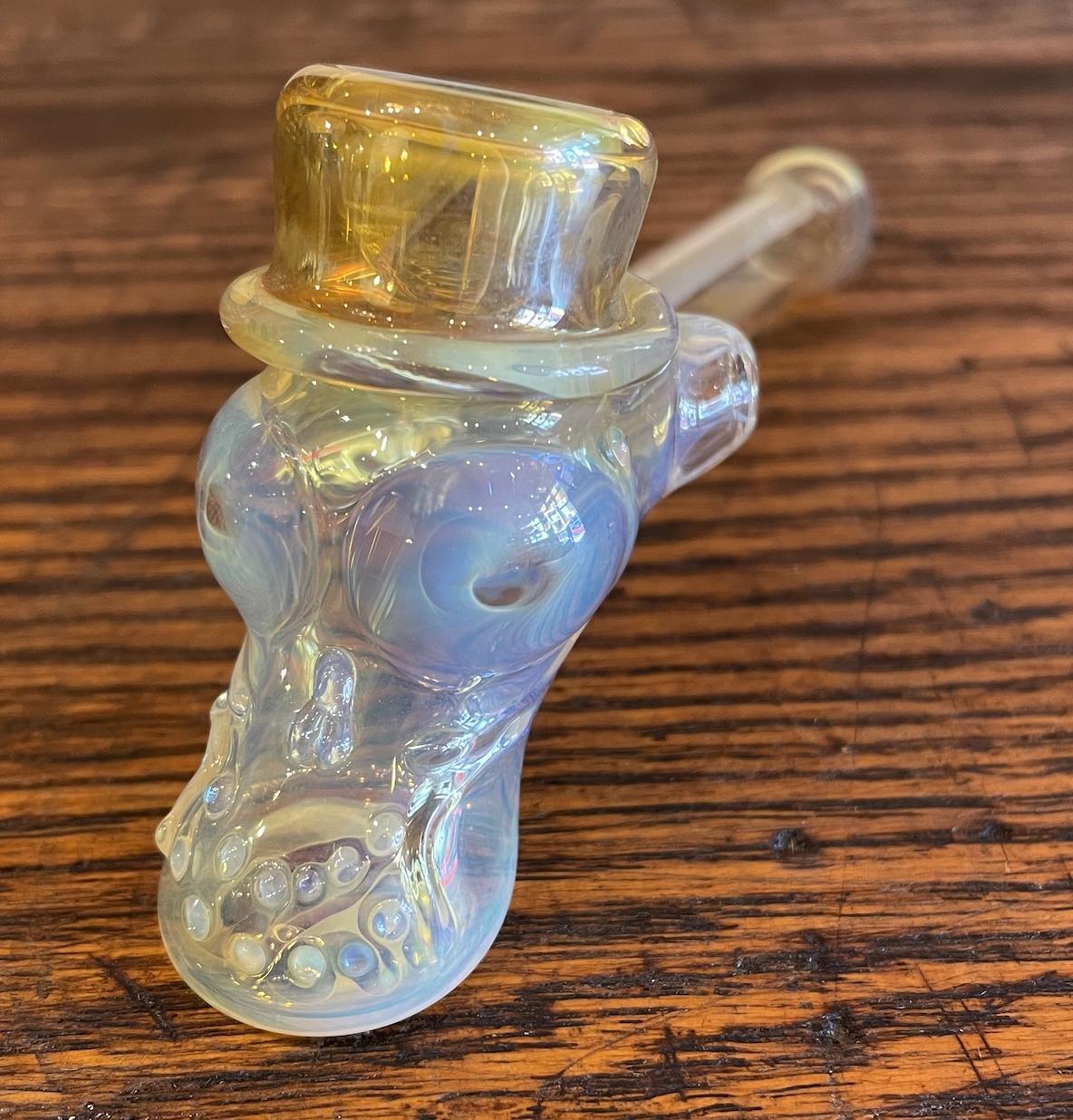 Fumed Skull Pipe - Sunflower Pipes Brooklyn’s Best Smoke Shop