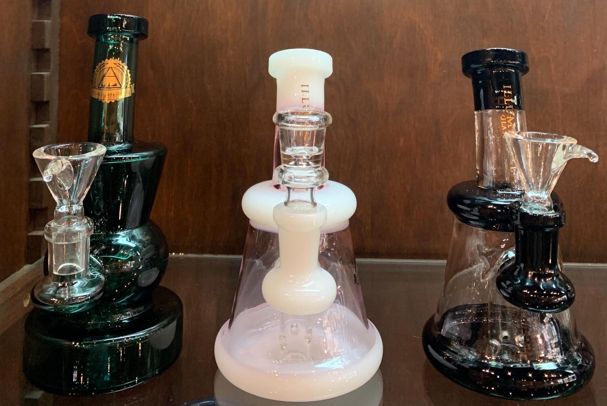 Illuminati Mini Water Pipe - Sunflower Pipes Brooklyn’s Best Smoke Shop