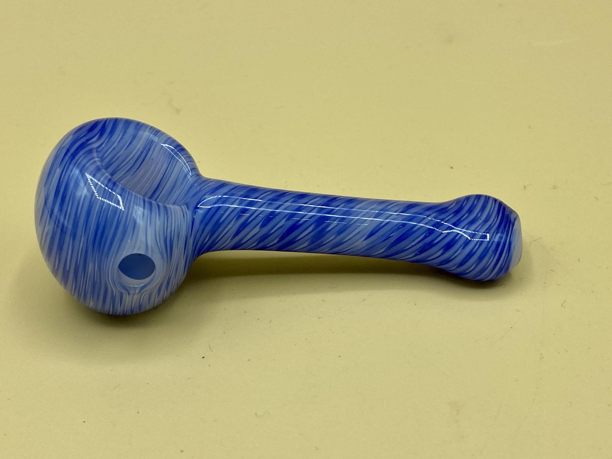 Pastel Swirl Spoon Pipe - Sunflower Pipes Brooklyn’s Best Smoke Shop