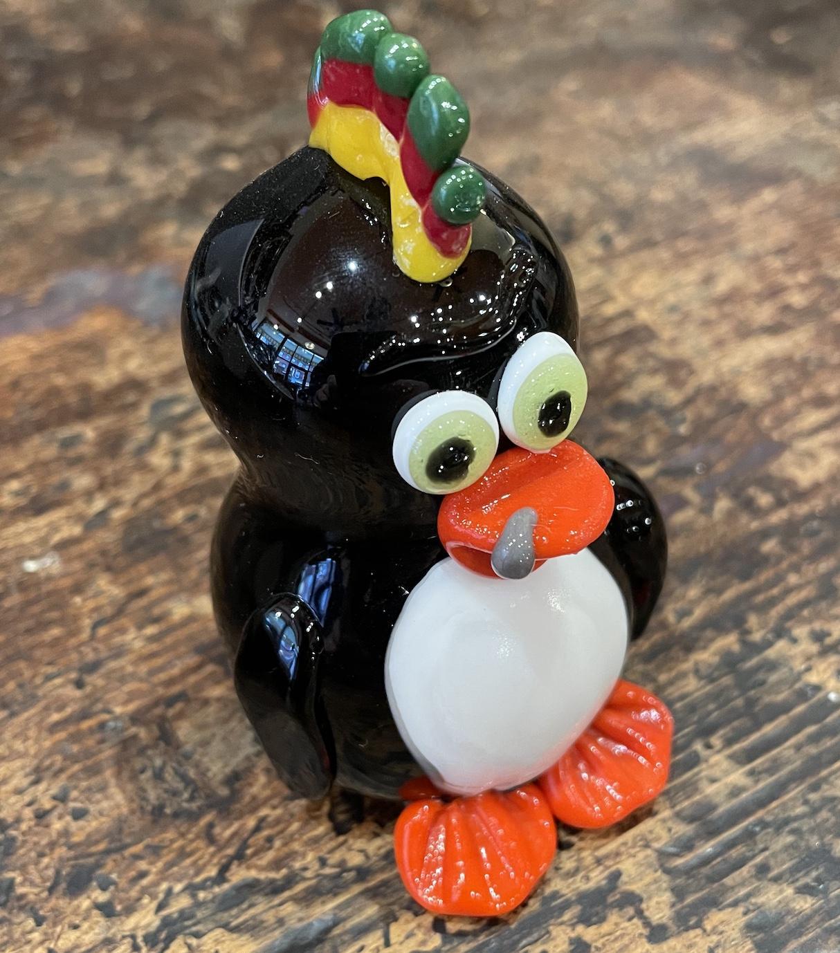 Rockin' Penguin Pipe - Sunflower Pipes Brooklyn’s Best Smoke Shop