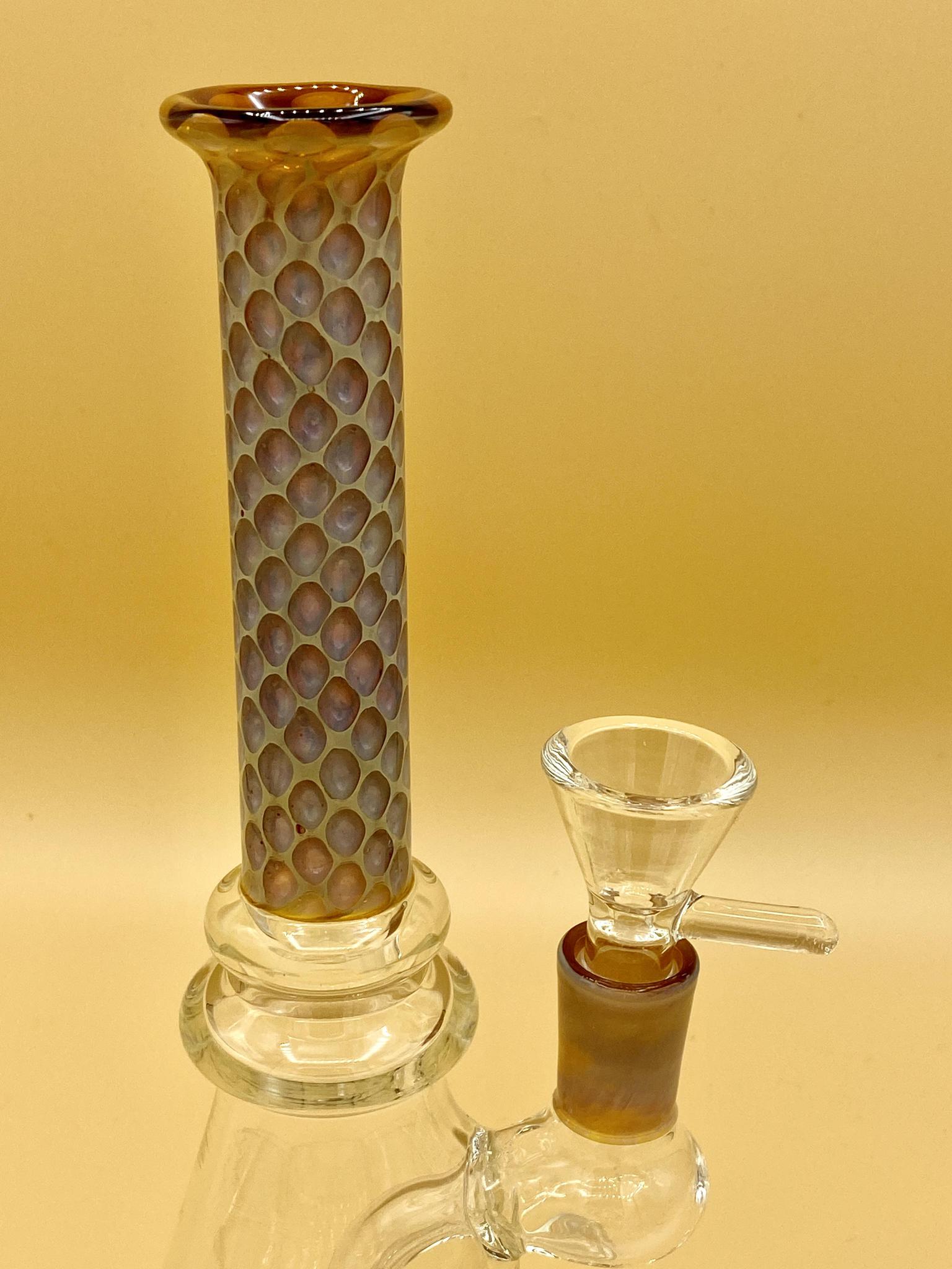 Snake Skin Tube Water Pipe w/ Perc - Sunflower Pipes Brooklyn’s Best ...