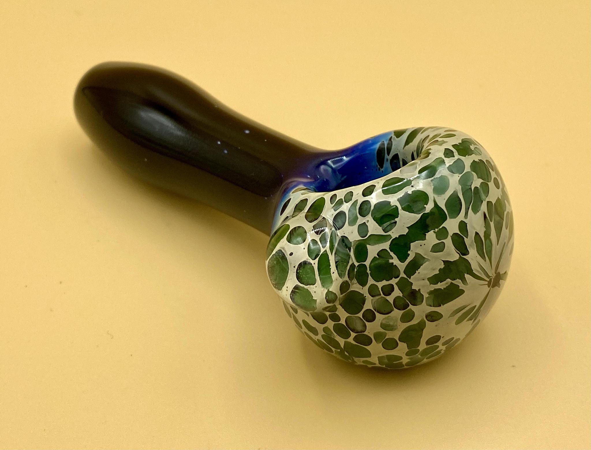 Water and Earth Glass Spoon Pipe - Sunflower Pipes Brooklyn’s Best ...