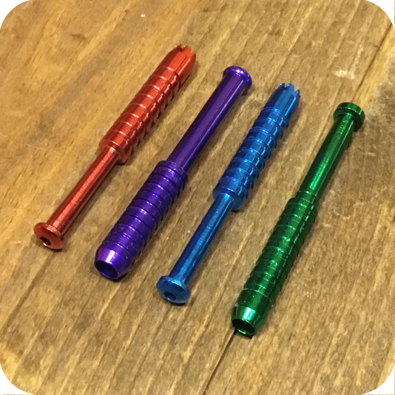 Long Colorful Metal Bats - Sunflower Pipes Brooklyn’s Best Smoke Shop