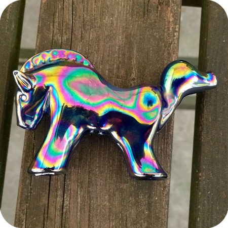 Psychedelic Pony Pipe - Sunflower Pipes Brooklyn’s Best Smoke Shop