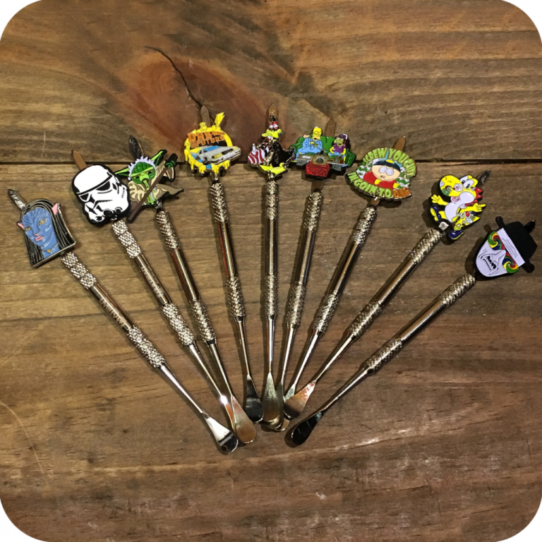 Titanium Character Dabbers - Sunflower Pipes Brooklyn’s Best Smoke Shop