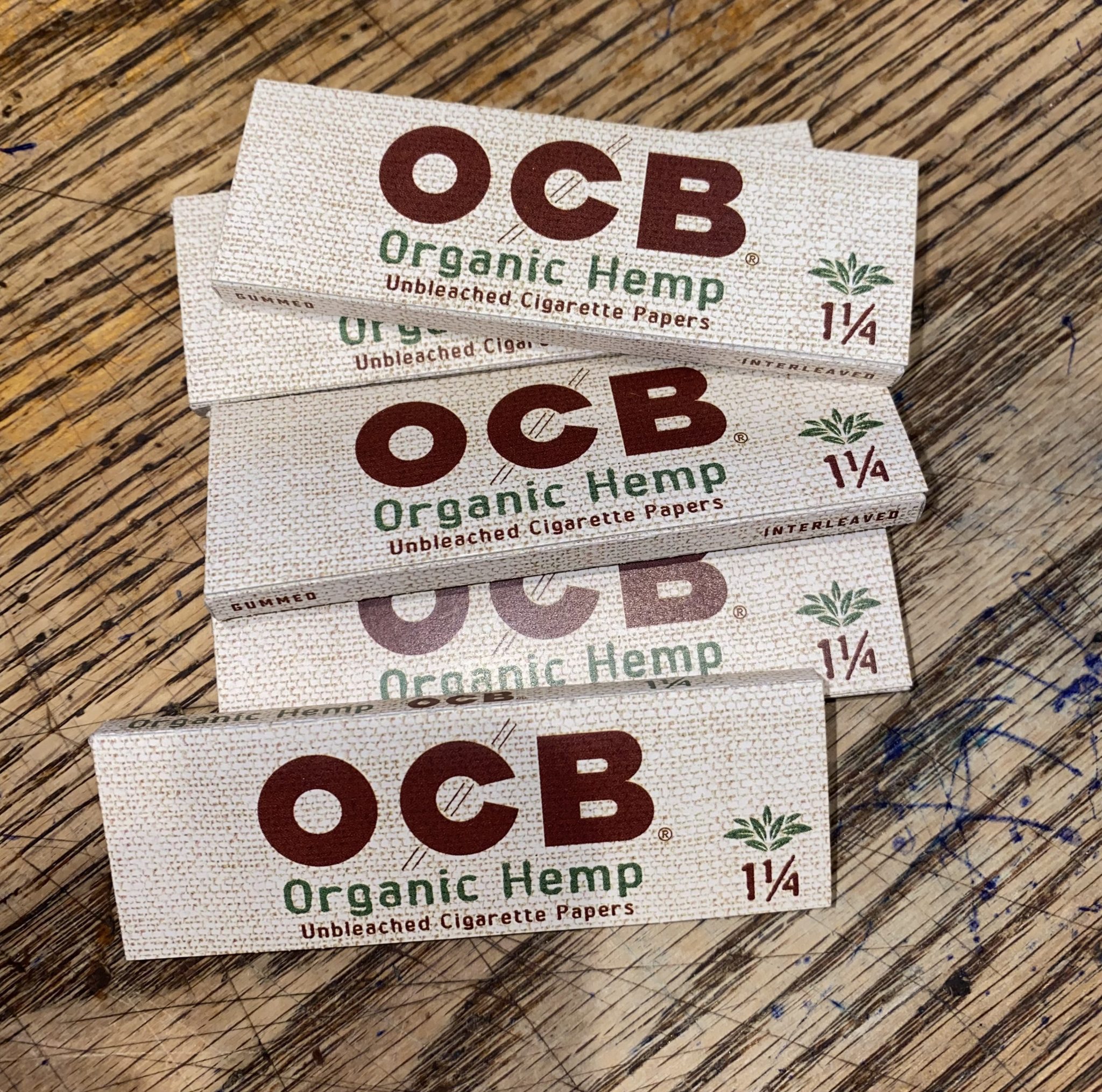 OCB Organic Hemp 1 1/4" - Sunflower Pipes Brooklyn’s Best Smoke Shop