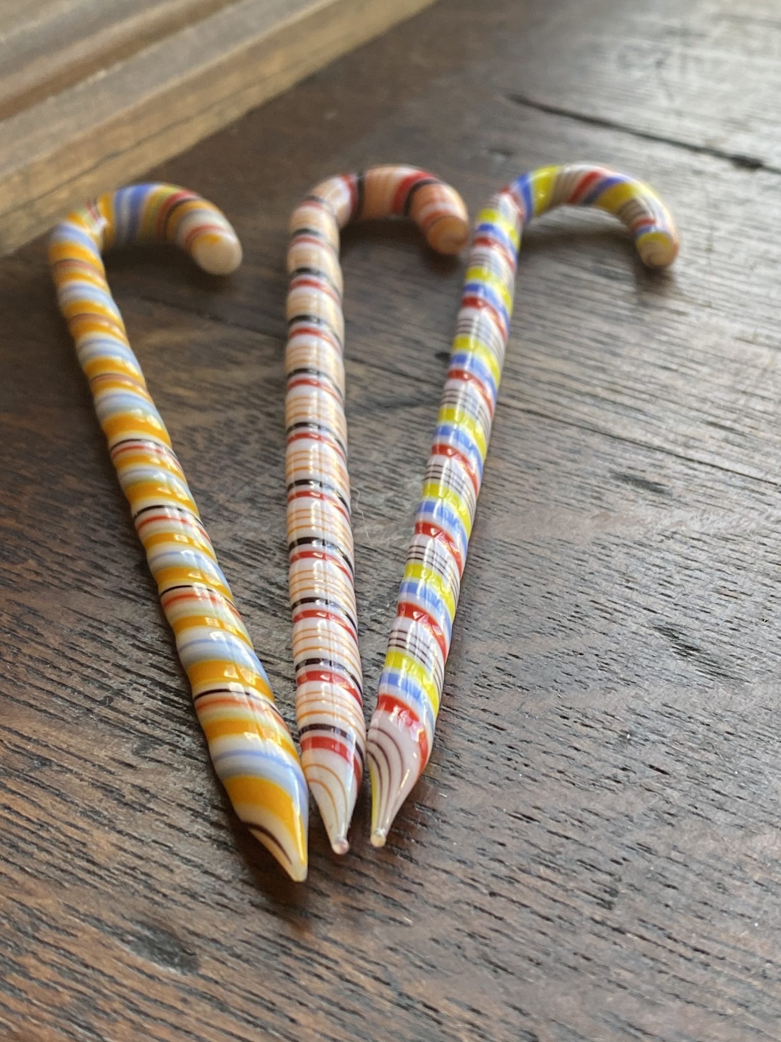 Candy Cane Glass Dabbers - Sunflower Pipes Brooklyn’s Best Smoke Shop
