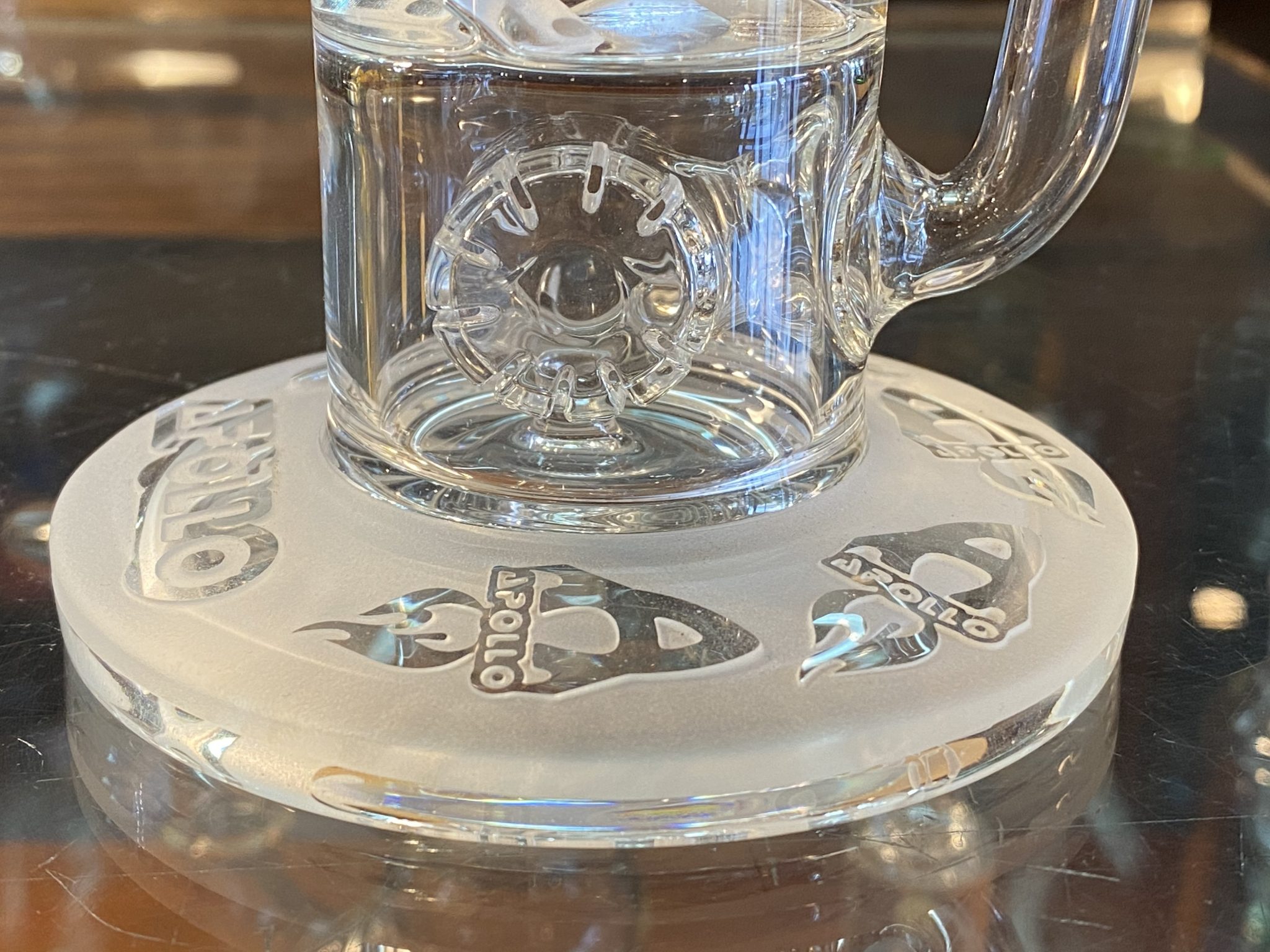 Frosted Spacey Apollo Pipe for Concentrate - Sunflower Pipes Brooklyn’s ...