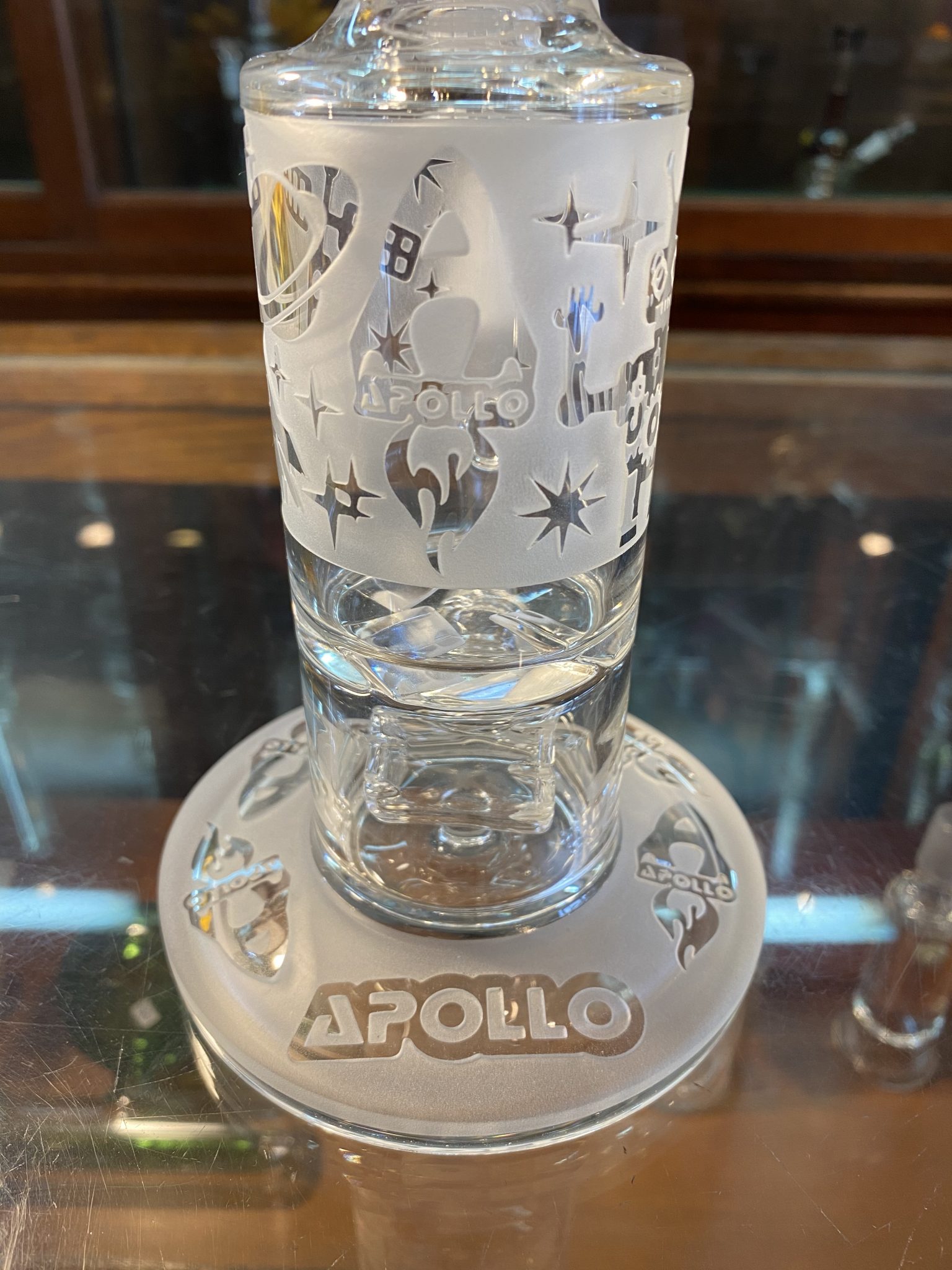 Frosted Spacey Apollo Pipe for Concentrate - Sunflower Pipes Brooklyn’s ...