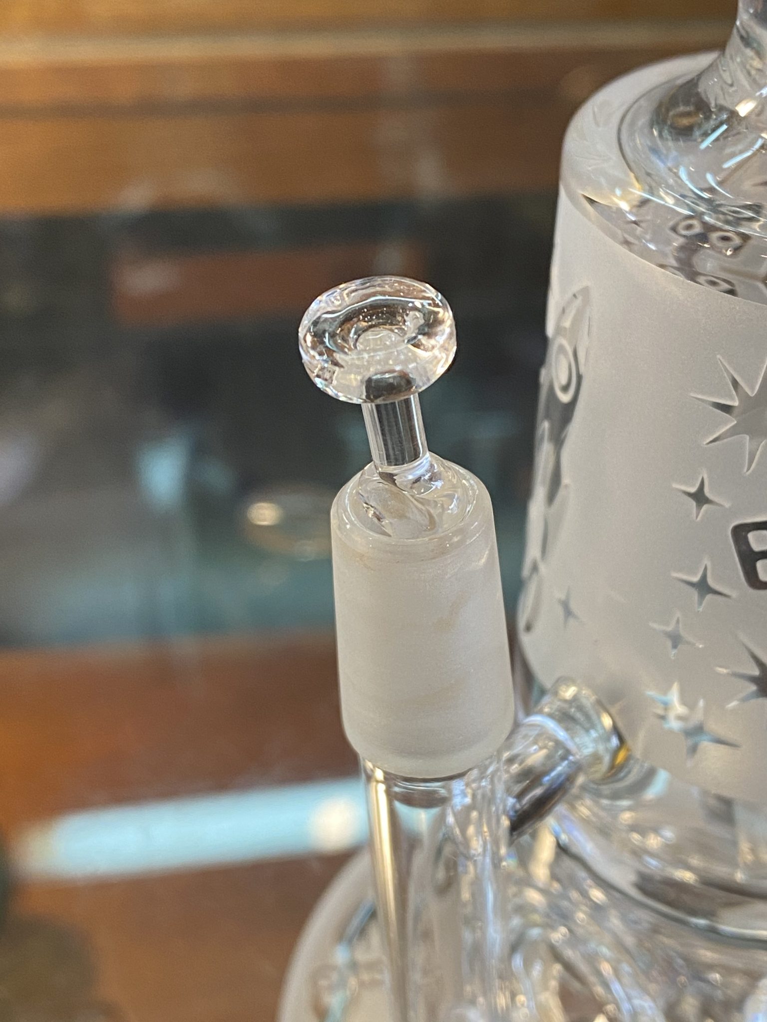 Frosted Spacey Apollo Pipe for Concentrate - Sunflower Pipes Brooklyn’s ...