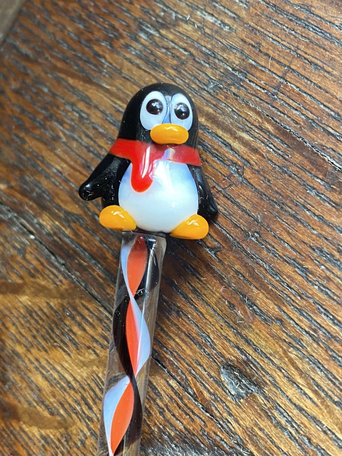 Chilly Penguin Glass Dabber - Sunflower Pipes Brooklyn’s Best Smoke Shop
