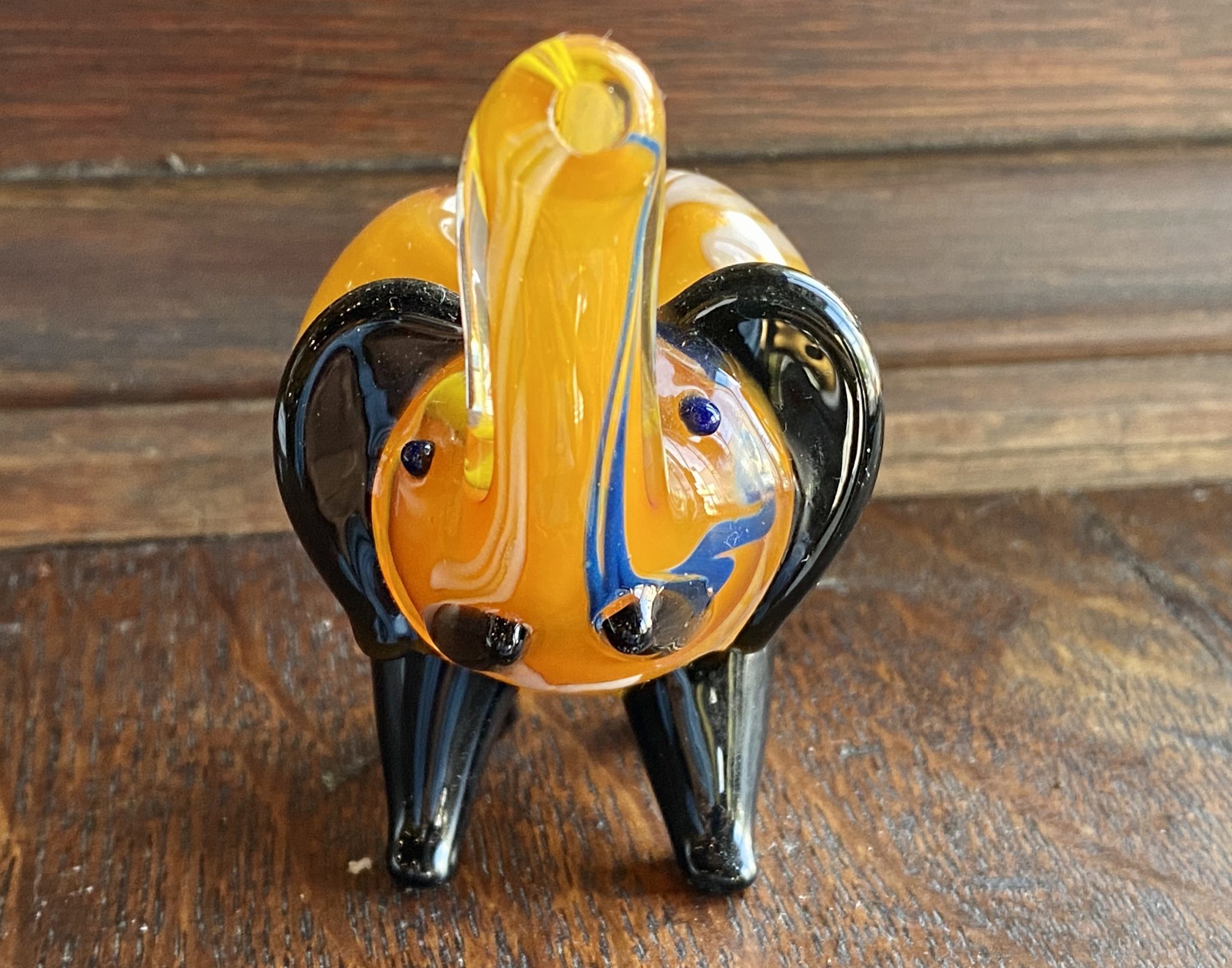 Mellow Yellow Elephant Pipe - Sunflower Pipes Brooklyn’s Best Smoke Shop