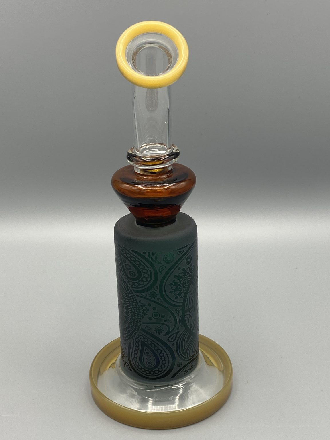 Tri-Colored Sunshine Design Water Pipe - Sunflower Pipes Brooklyn’s ...