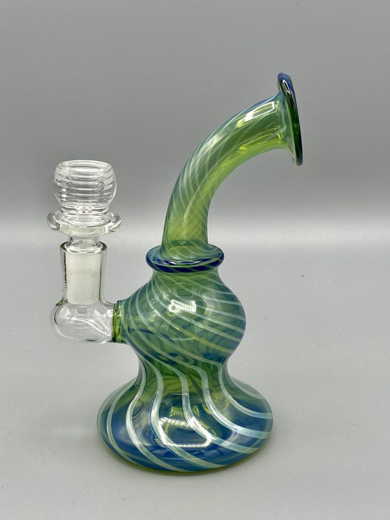 Waves and Confused Water Pipe - Sunflower Pipes Brooklyn’s Best Smoke Shop