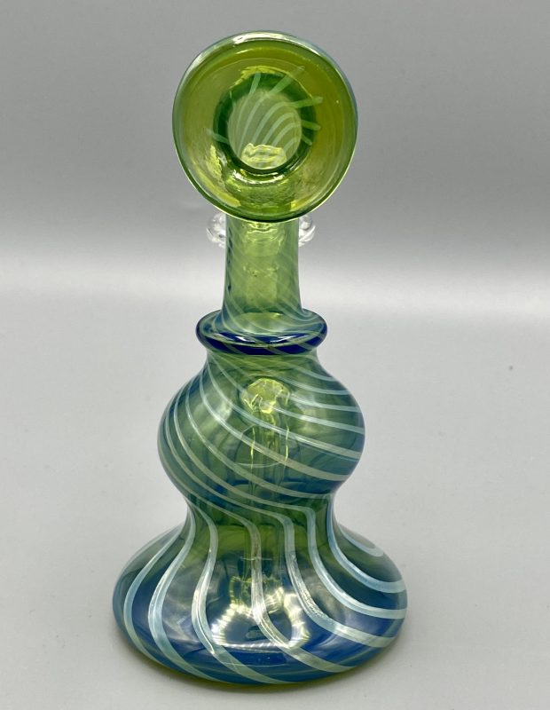 Waves and Confused Water Pipe - Sunflower Pipes Brooklyn’s Best Smoke Shop