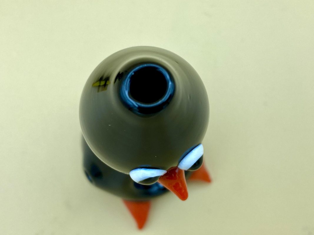 Spoon Shaped Penguin Pipe - Sunflower Pipes Brooklyn’s Best Smoke Shop