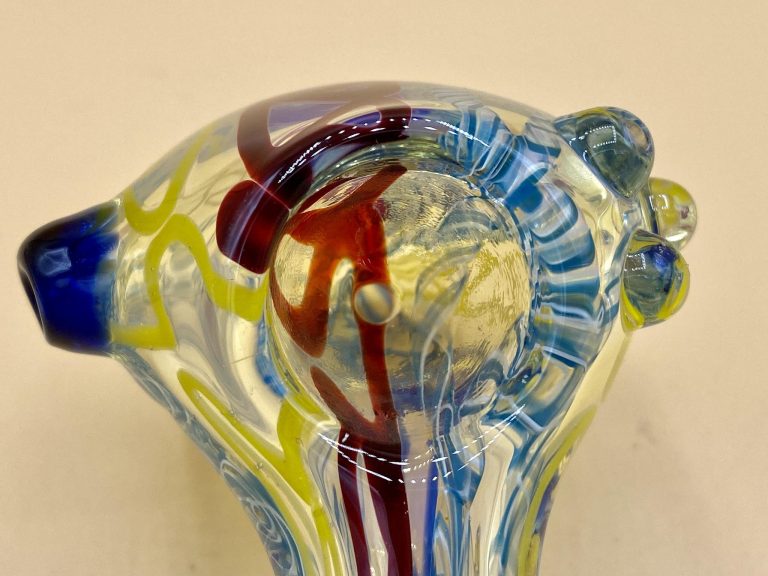 Decorated Hammer Spoon Pipe - Sunflower Pipes Brooklyn’s Best Smoke Shop