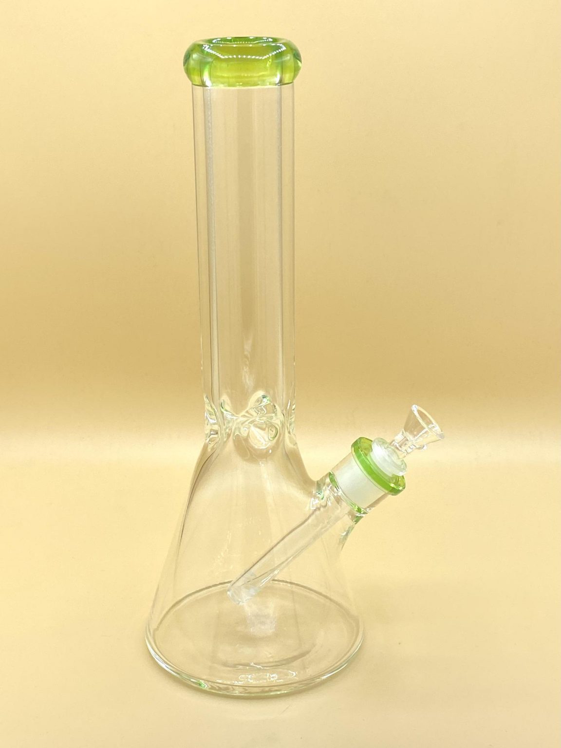 14'' Clear Beaker with Colorful Rim - Sunflower Pipes Brooklyn’s Best ...