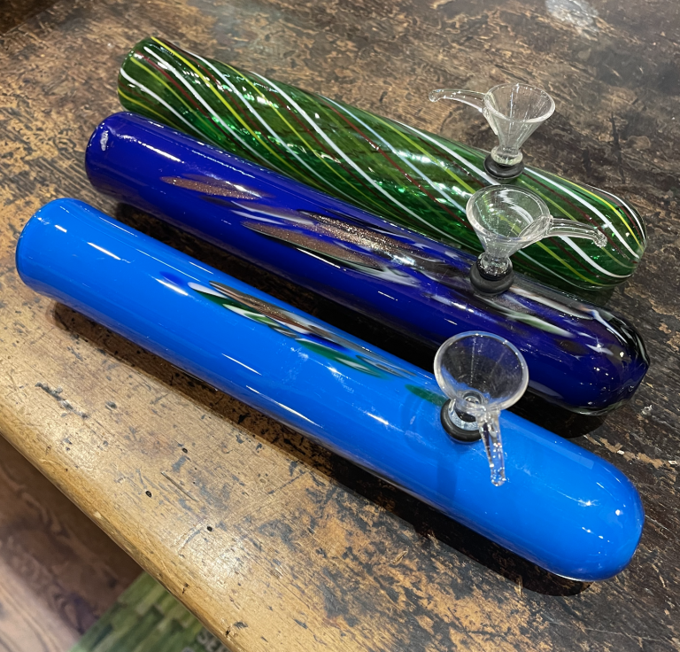 Glass Steamroller - Sunflower Pipes Brooklyn’s Best Smoke Shop