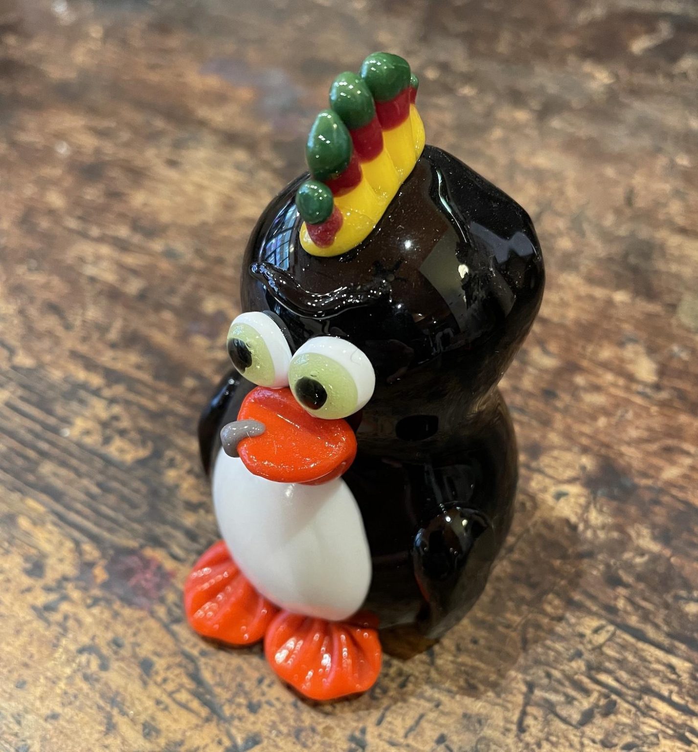 Rockin' Penguin Pipe - Sunflower Pipes Brooklyn’s Best Smoke Shop