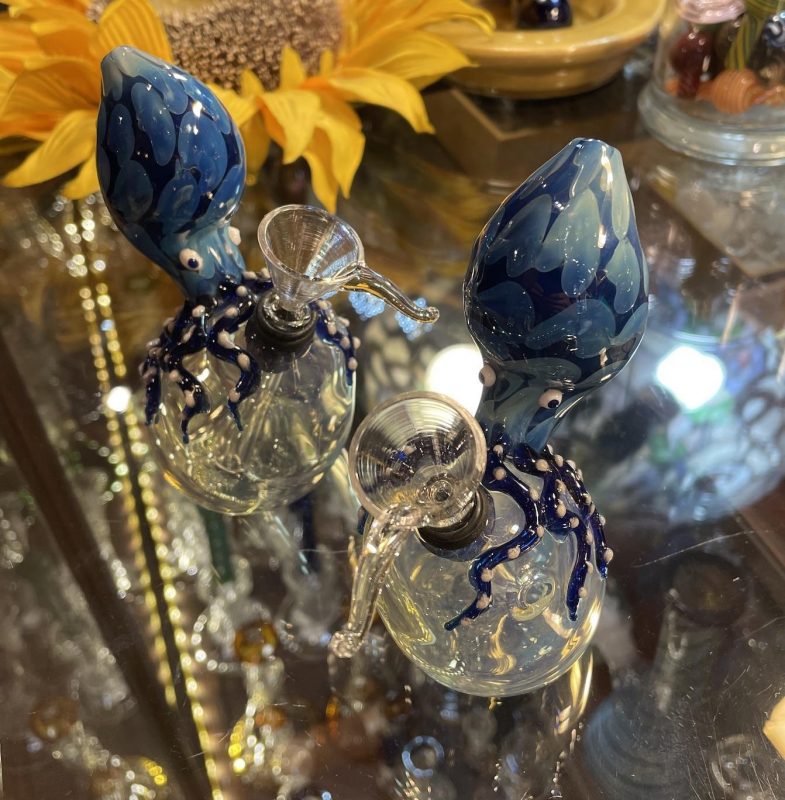 Octopus Bubbler - Sunflower Pipes Brooklyn’s Best Smoke Shop