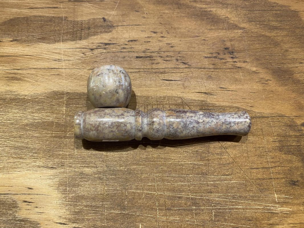 Stone Pipe With Removable Bowl - Sunflower Pipes Brooklyn’s Best Smoke Shop