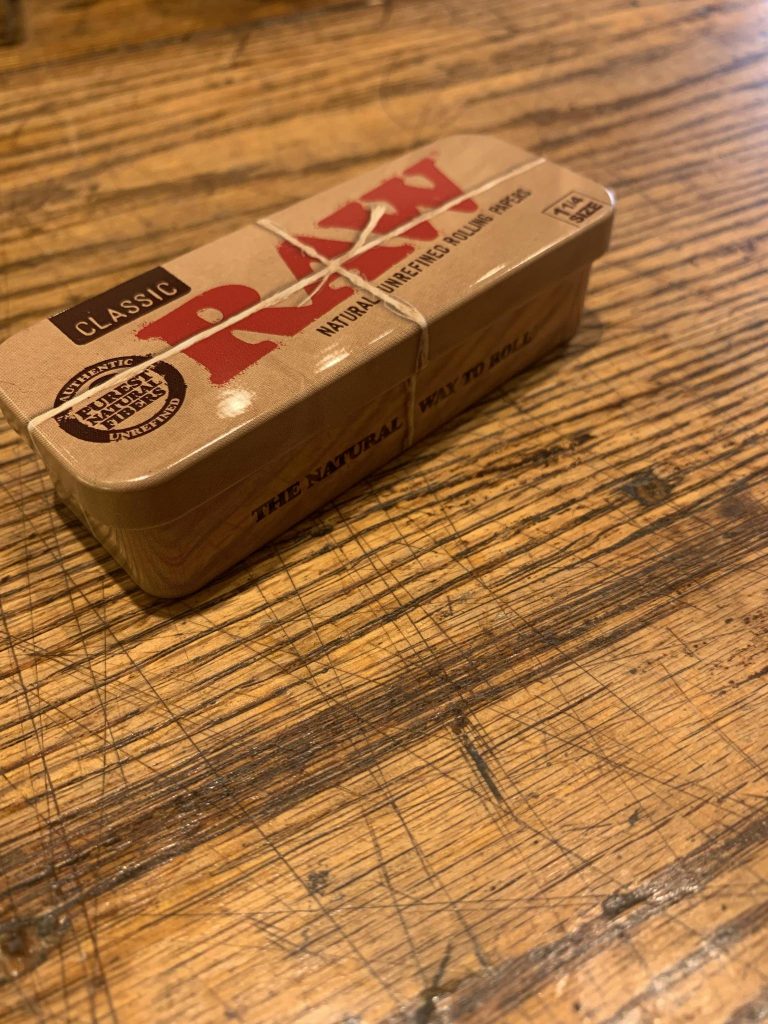RAW Metal Tin Stash Box - Sunflower Pipes Brooklyn’s Best Smoke Shop
