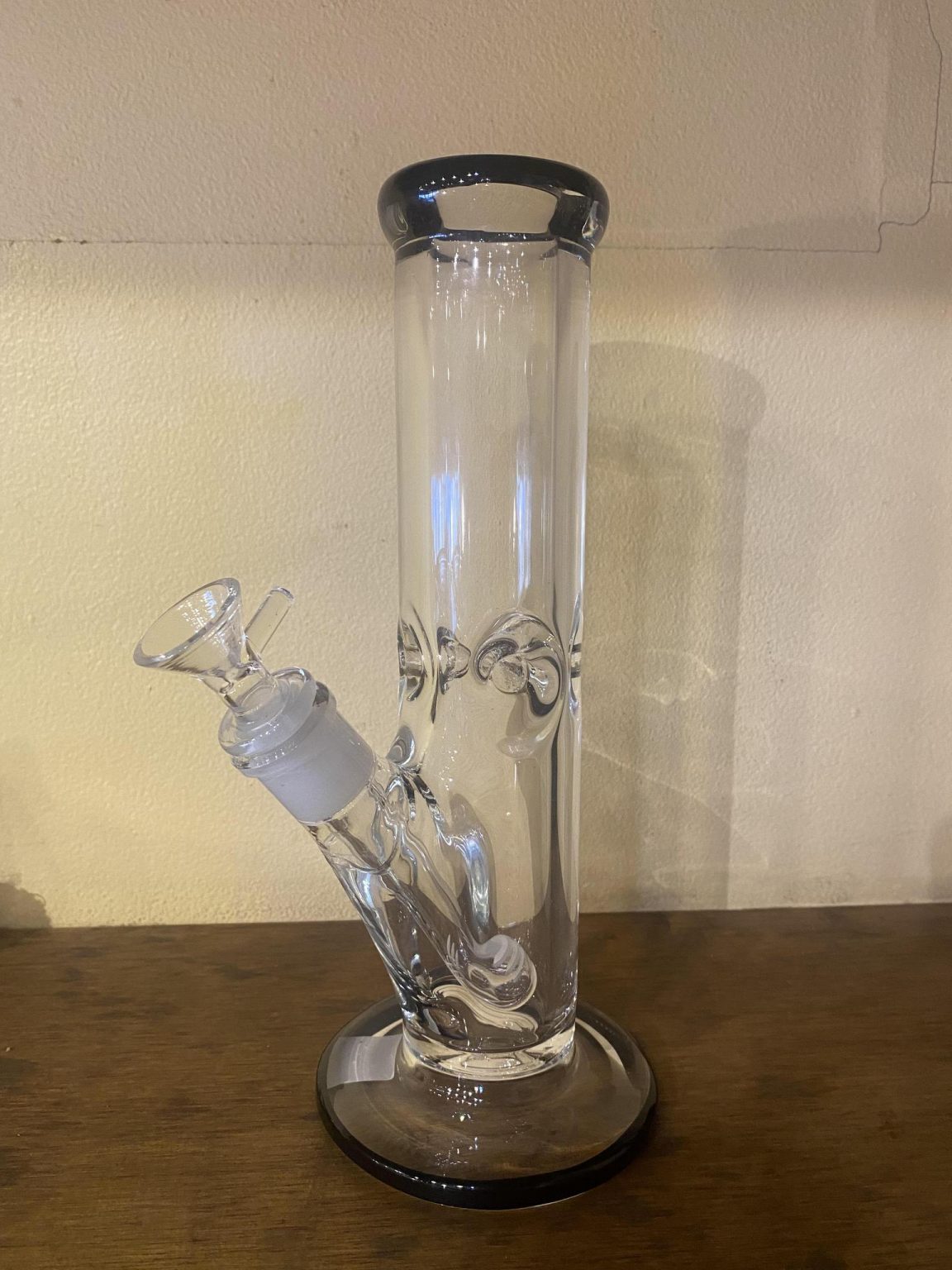 10” Straight Tube Water Pipe - Sunflower Pipes Brooklyn’s Best Smoke Shop