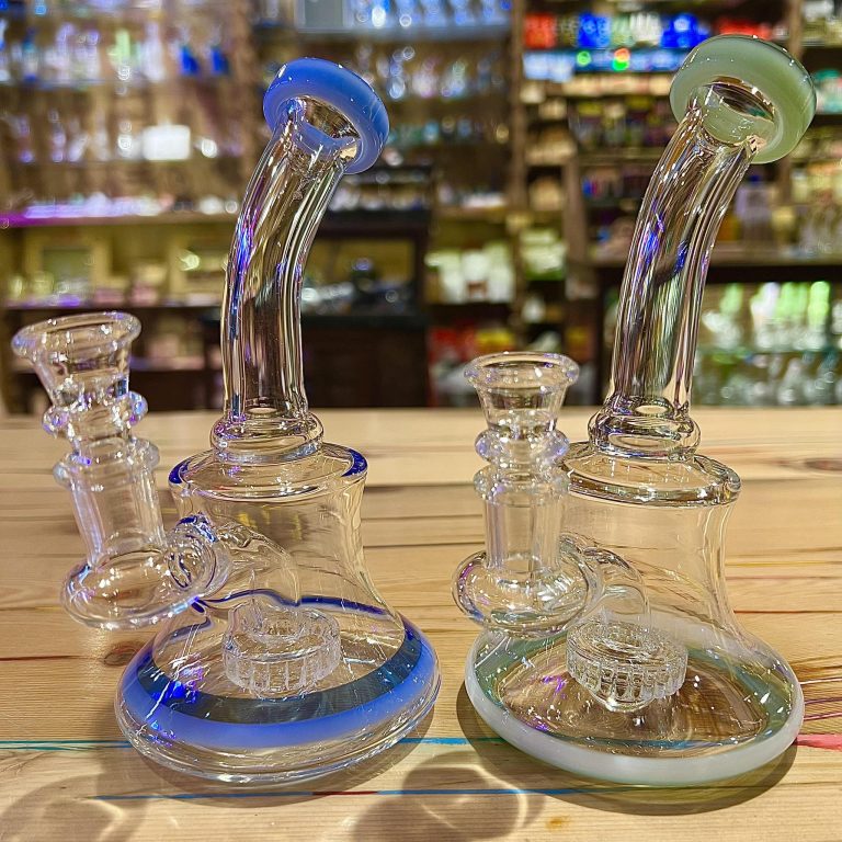 Little Bell - Striped Water Pipe - Sunflower Pipes Brooklyn’s Best ...